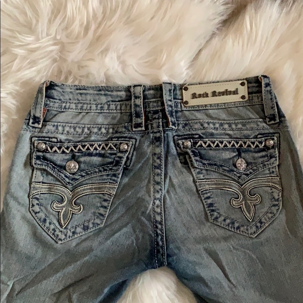 Rock Revival Jen Ankle Skinny Jean - Gem